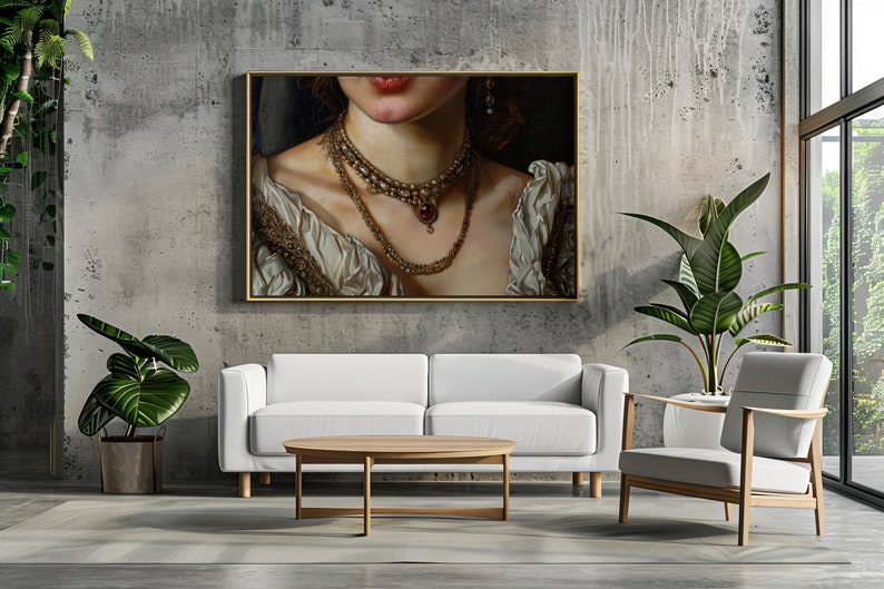 Neve Macchiata Di Rubino | Printable Oil Painting, Dark Renaissance ...