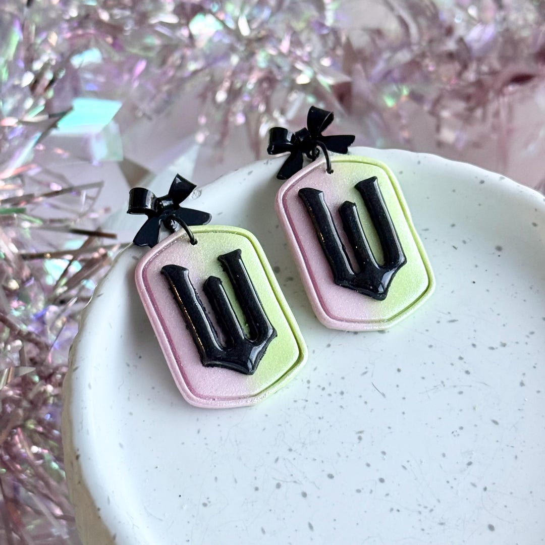 Unlimited W: Wicked Inspired Collection | Polymer Clay | Earring Set ...