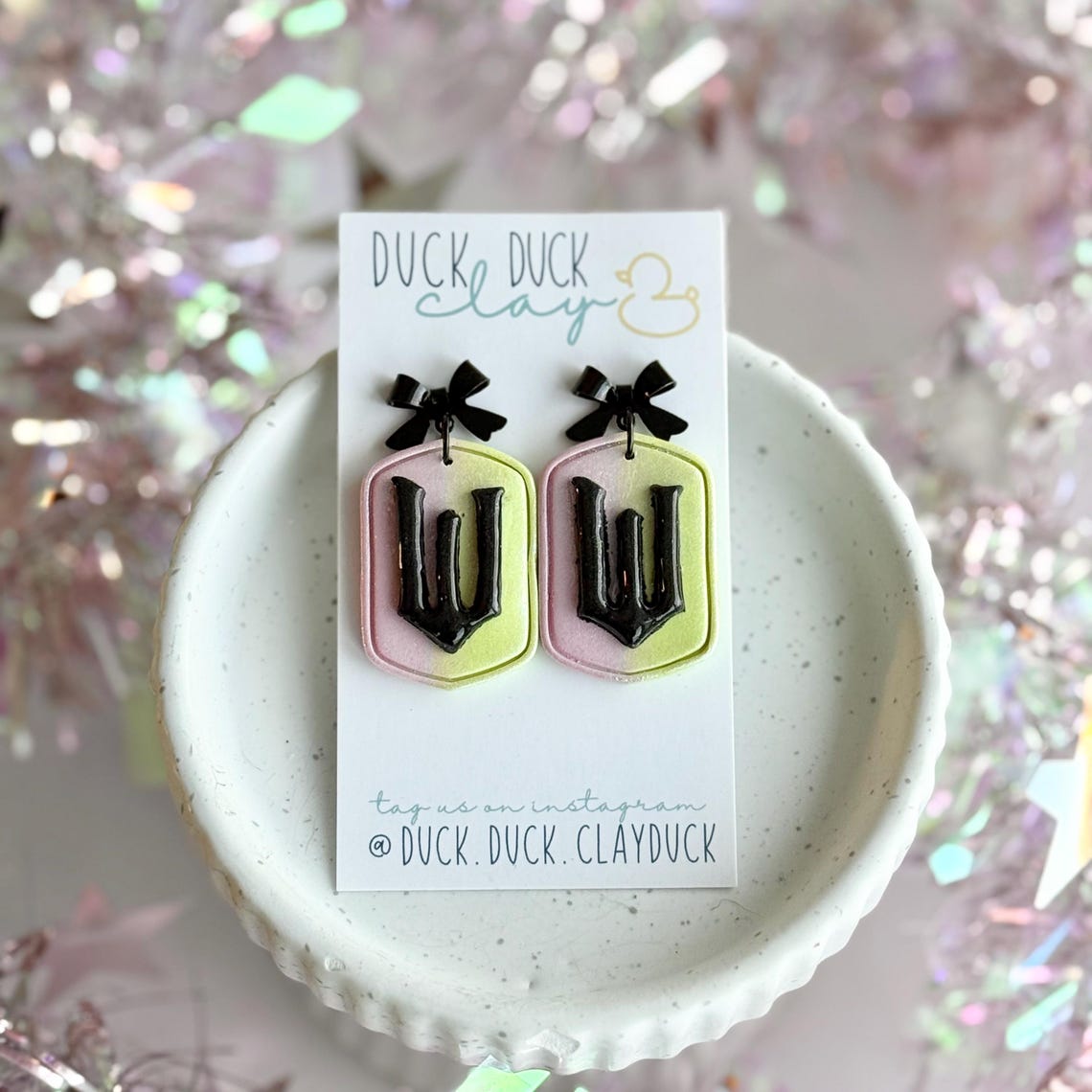 Unlimited W: Wicked Inspired Collection | Polymer Clay | Earring Set ...