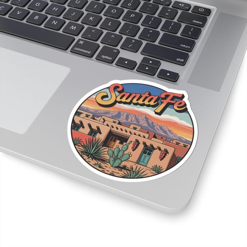 Santa Fe Sticker: Retro Southwest Desert Landscape - Etsy