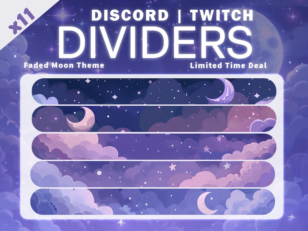 Discord Dividers | Fantasy Banners | Discord Roles | Twitch Panels ...