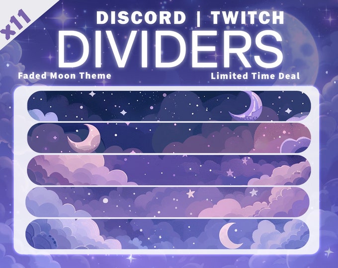 Discord Dividers | Fantasy Banners | Discord Roles | Twitch Panels ...