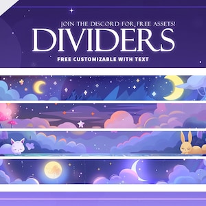 Dividers for Discord | Dividers | Aesthetic | Cute | Discord Graphics ...