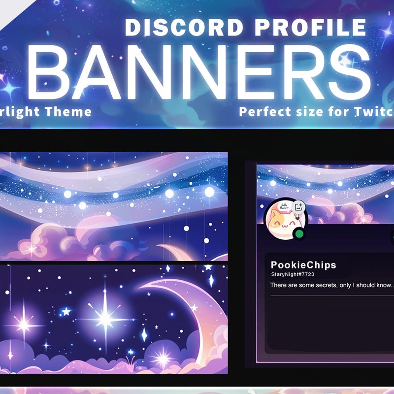 Galaxy Banner Discord - Etsy