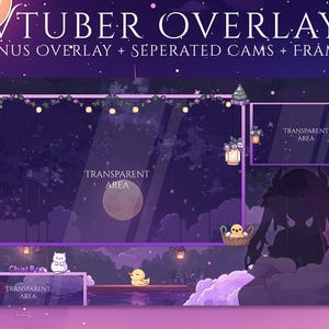 Cozy Duck Twitch Overlay, Twitch Screen | Animated Stream Package ...
