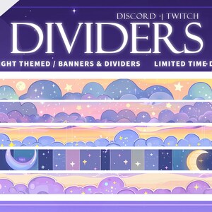 Dividers for Discord | Dividers | Aesthetic | Cute | Discord Graphics ...