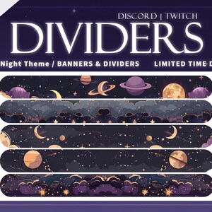 Discord Dividers | Fantasy Banners | Discord Roles | Twitch Panels ...