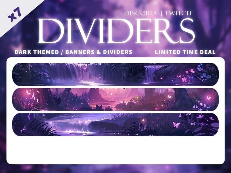 Dividers for Discord | Dividers | Aesthetic | Cute | Discord Banners ...