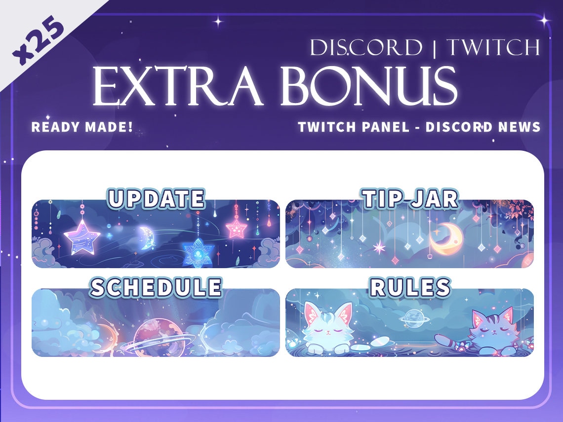 Dividers for Discord | Dividers | Cat Magic | Cute | Discord Graphics ...