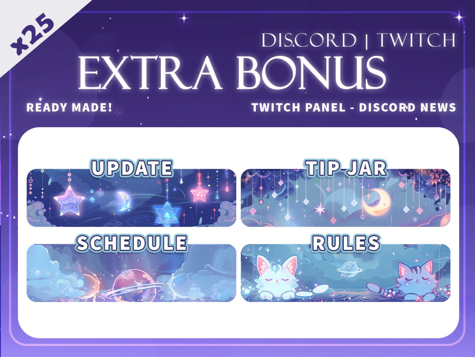 Dividers for Discord | Dividers | Cat Magic | Cute | Discord Graphics ...