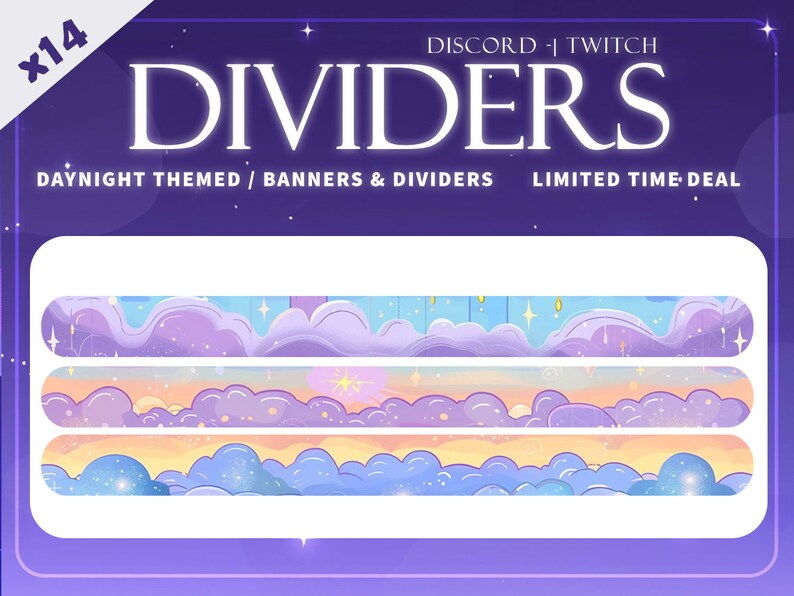 Dividers for Discord | Dividers | Aesthetic | Cute | Discord Graphics ...