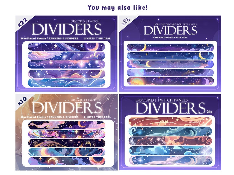 Dividers for Discord | Dividers | Aesthetic | Cute | Discord Graphics ...