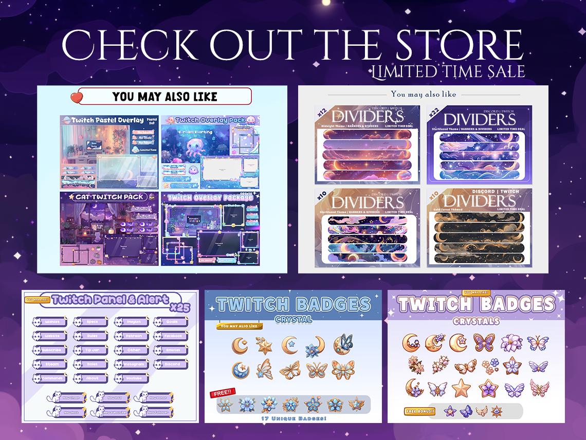 Cosmic Webcam Border for Twitch | Stream Overlay | Magical Twitch ...