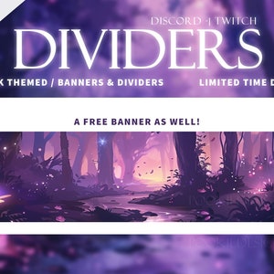 Dividers for Discord | Dividers | Aesthetic | Cute | Discord Banners ...