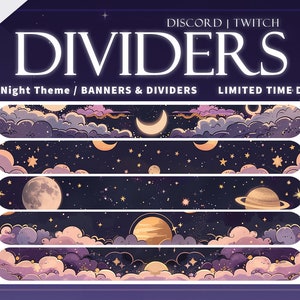 Discord Dividers | Fantasy Banners | Discord Roles | Twitch Panels ...