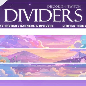 Dividers for Discord | Dividers | Aesthetic | Cute | Discord Graphics ...