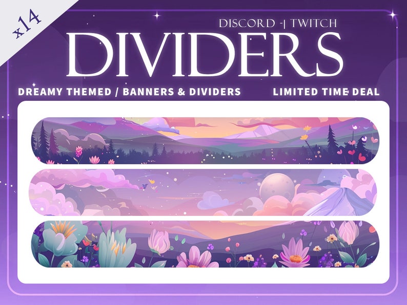 Dividers for Discord | Dividers | Aesthetic | Cute | Discord Graphics ...