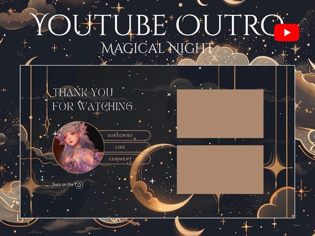 Youtube Outro | Animated Outro | Ending Screen Vtuber | Youtube Cover ...