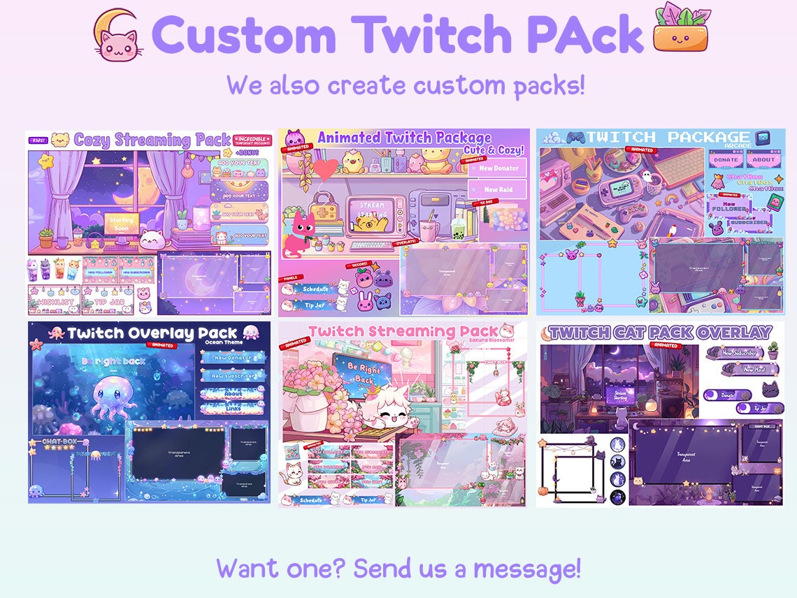 Animated Twitch Overlay | Arcade | Purple Twitch Overlay | Pink ...