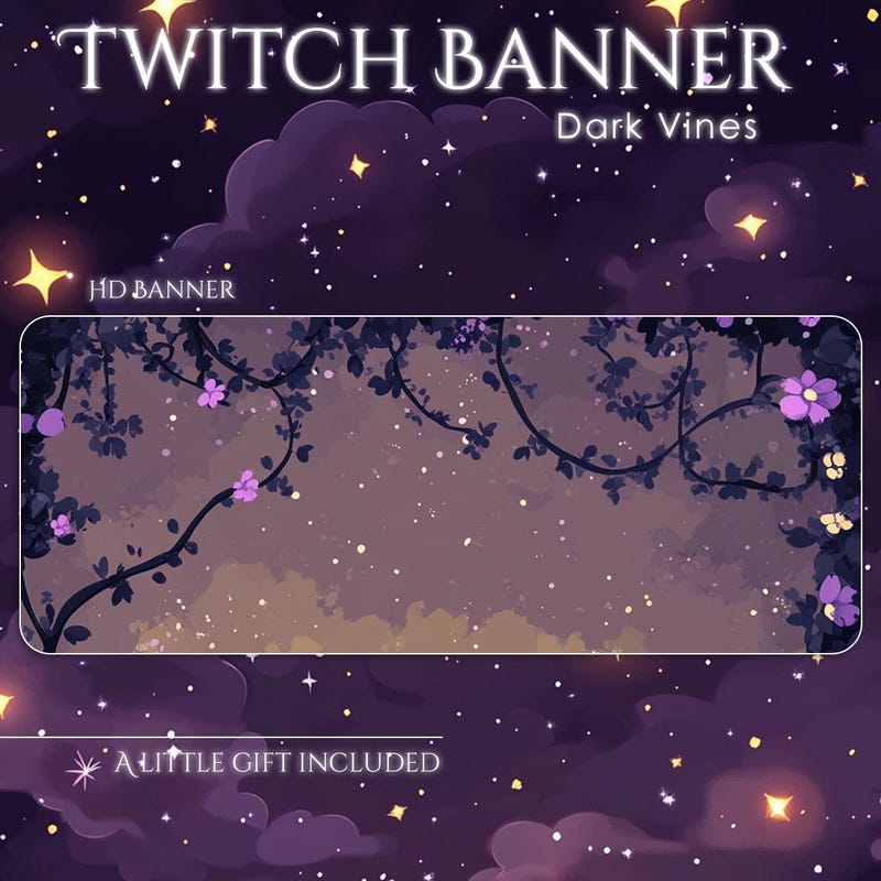 Vine Banner - Etsy