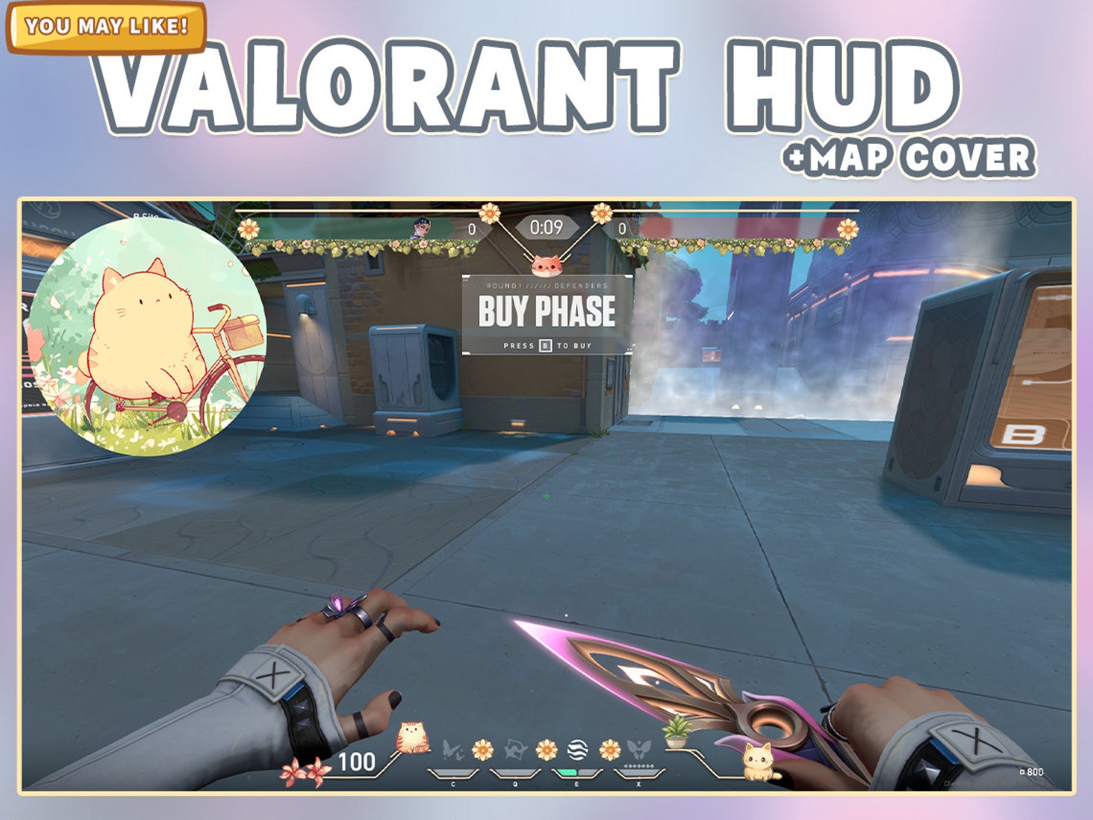 Valorant Hud Twitch Screen Overlay Twitch Panel Twitch Cute Hud ...