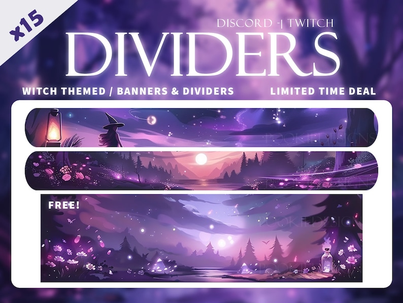 Dividers for Discord Dividers Aesthetic Cute Discord Graphics INSTANT ...