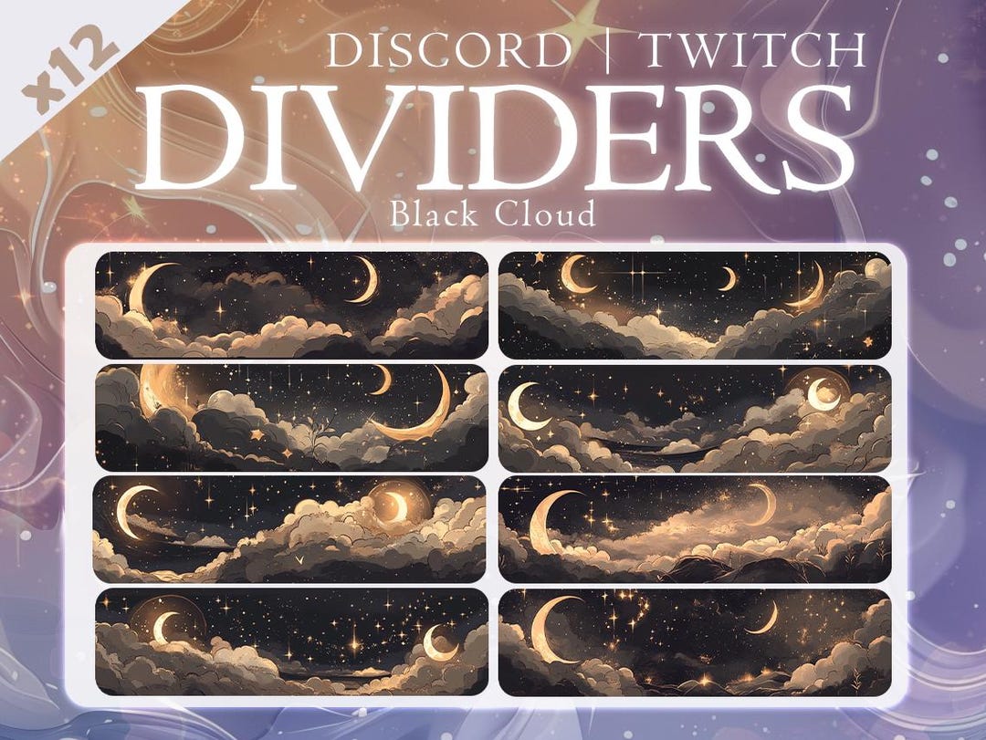 Discord Dividers | Fantasy Banners | Discord Roles | Twitch Panels ...