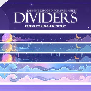 Dividers for Discord | Dividers | Aesthetic | Cute | Discord Graphics ...