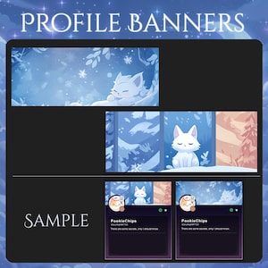 Snowy Discord Package | Dividers | Panels | Invite Banner | Welcome ...