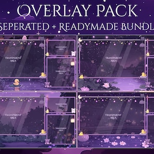 Cozy Duck Twitch Overlay, Twitch Screen | Animated Stream Package ...
