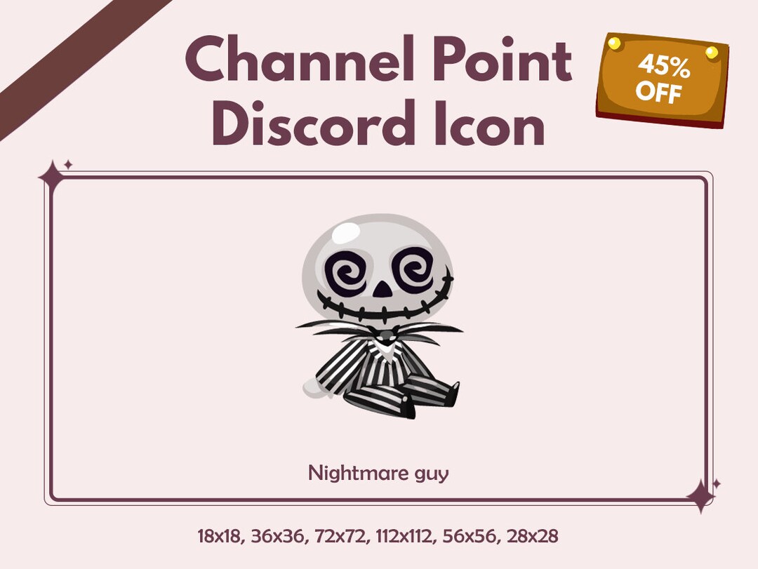 Nightmare Icon | Discord Icon | Twitch Channel Point | Badge | Token ...