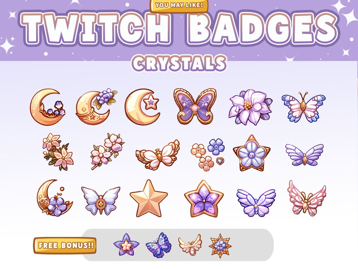 Cat Twitch Sub Badge | Twitch Badges | Emotes | Icons | Heart Badge ...