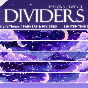 Dividers for Discord | Dividers | Aesthetic | Cute | Discord Graphics ...