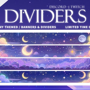 Dividers for Discord | Dividers | Aesthetic | Cute | Discord Graphics ...