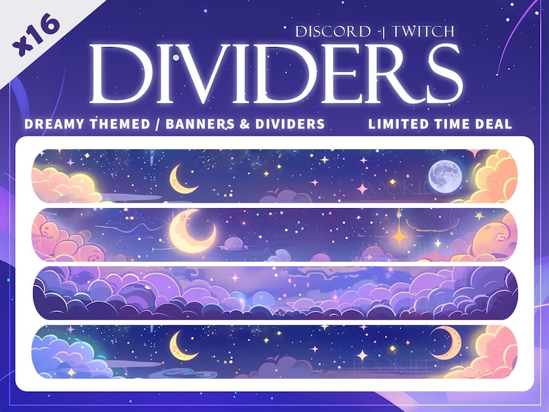 Dividers for Discord Dividers Aesthetic Cute Discord Graphics INSTANT ...