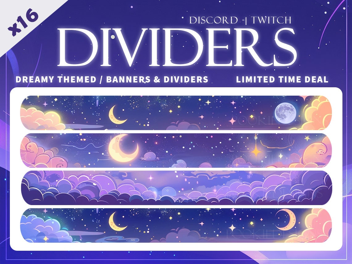 Dividers for Discord Dividers Aesthetic Cute Discord Graphics INSTANT ...