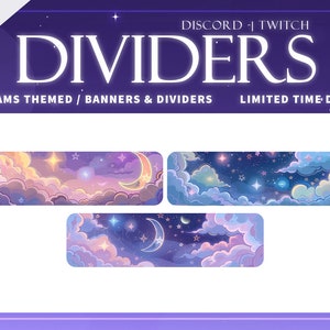 Dividers for Discord | Dividers | Aesthetic | Cute | Discord Graphics ...