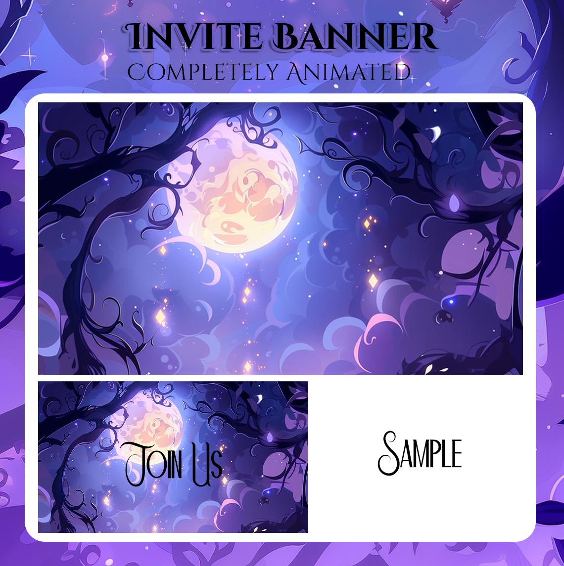 Witch Cosmic Discord Pack | Moon Magic Night | Dark Aesthetic Server ...