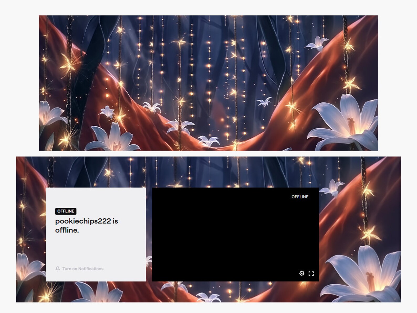 Twitch Stream Banner Anime Fantasy Twitch Banner Red Anime Stream ...