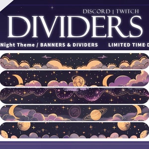 Discord Dividers | Fantasy Banners | Discord Roles | Twitch Panels ...