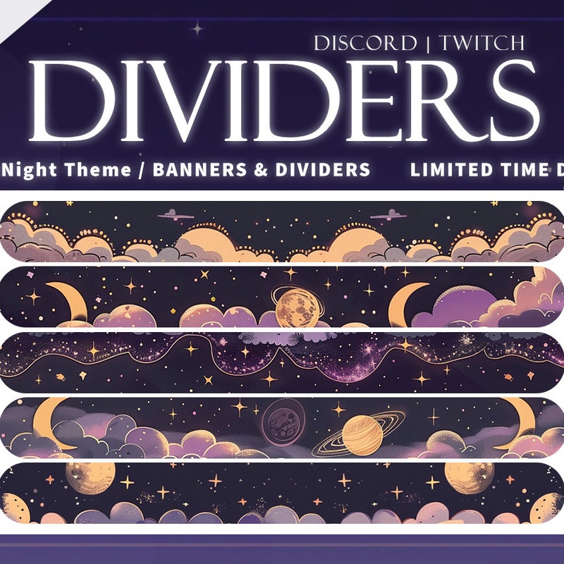 Purple Discord Banners - Etsy