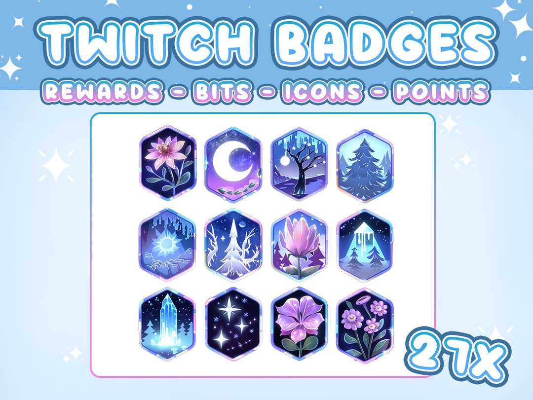 Twitch Badges | Bit Badges | Icons | Fantasy | Magic | Sub Badges ...
