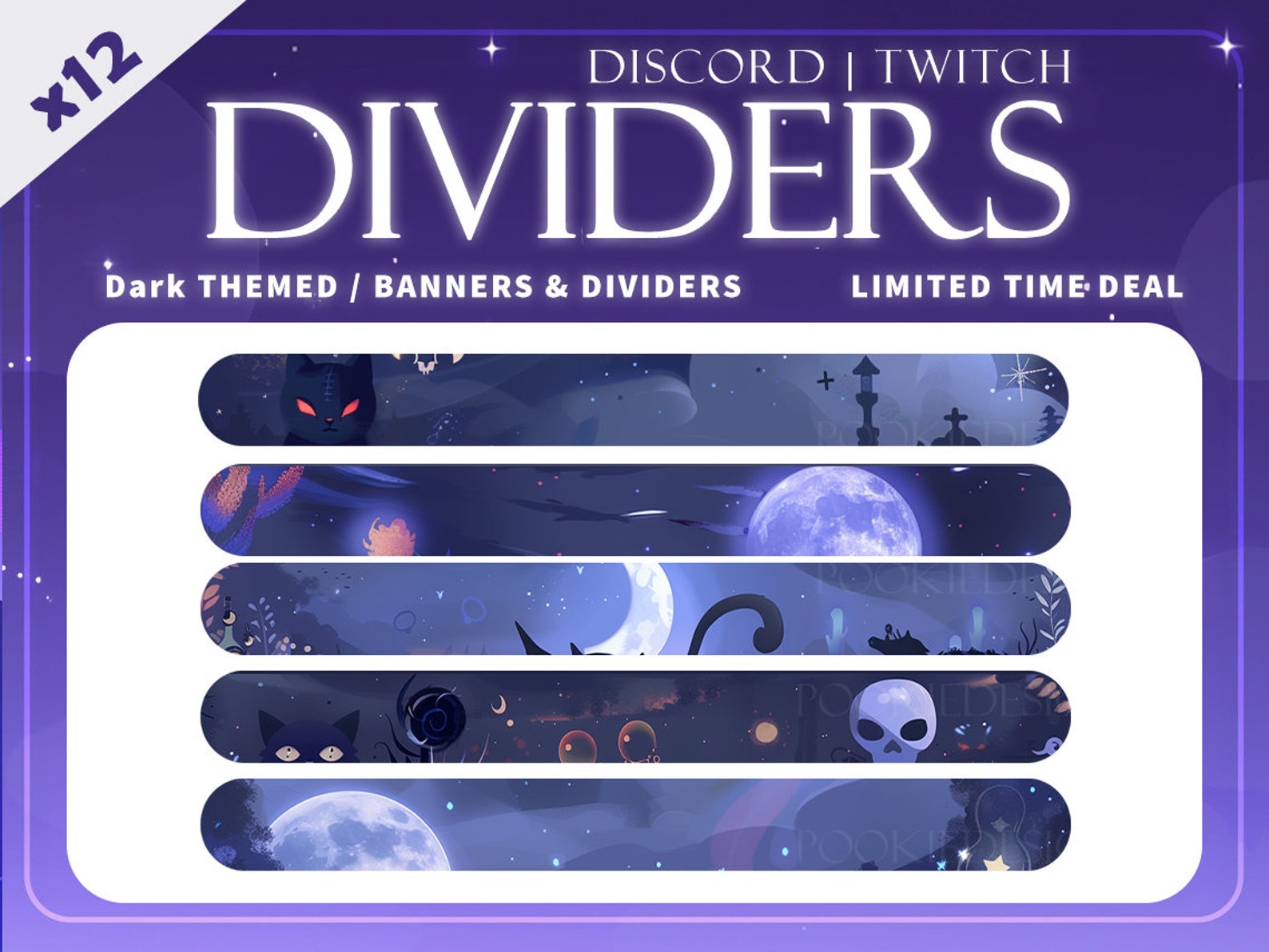 Dividers for Discord Dividers Aesthetic Cute Discord Graphics INSTANT ...