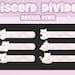 Pastel Dividers, Discord Pink Dividers, Discord Dividers, Discord ...