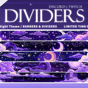 Dividers for Discord | Dividers | Aesthetic | Cute | Discord Graphics ...