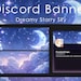 Discord Banner | Profile Banner | Stars & Moons Theme | Galaxy | Space ...