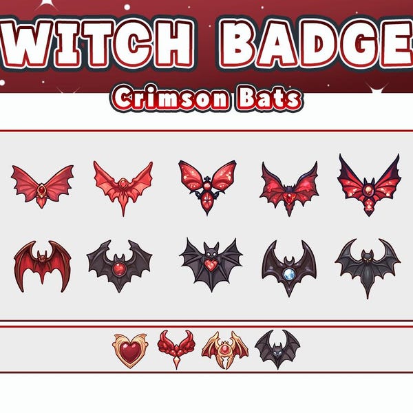 Goth Bat Bits Badges - Etsy