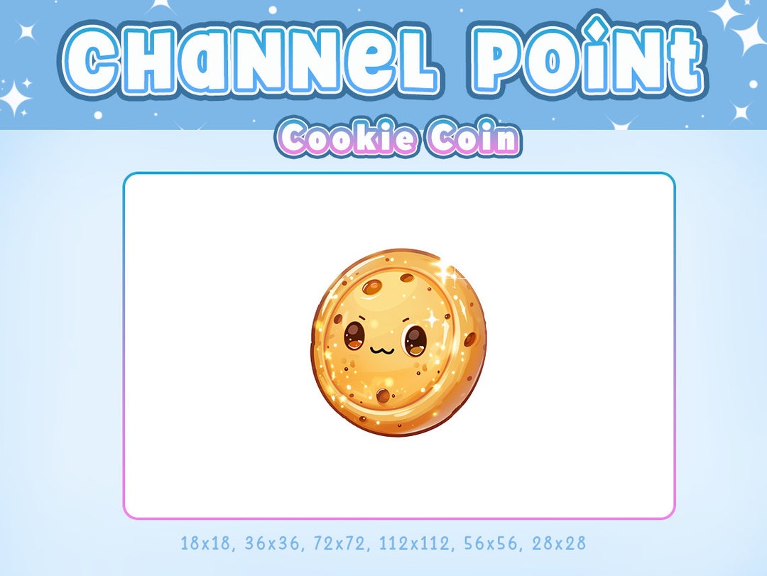 Cookie Coin Channel | Twitch Channel Point Icon | Twitch Emotes ...