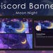 Discord Banner | Profile Banner | Stars & Moons Theme | Galaxy | Space ...