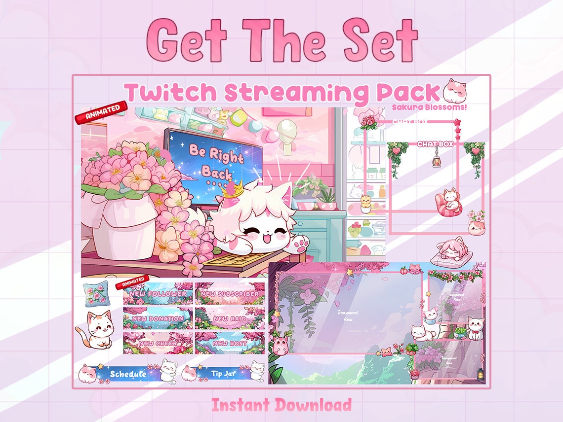 Twitch Panels | Roles | Discord | Sakura | Moon | Cat Twitch Panel ...